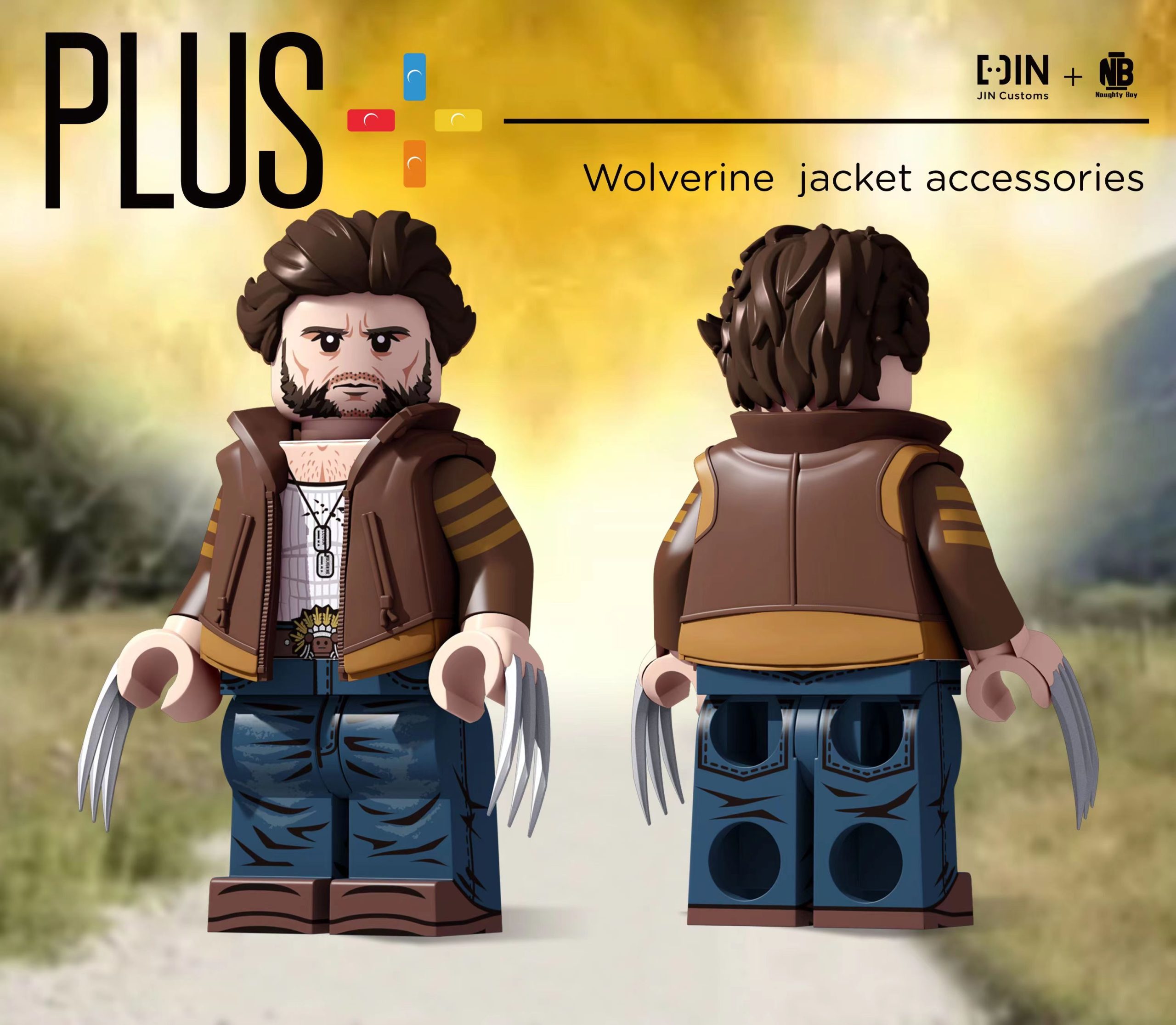 【Pre-order】【JIN+NB】Wolverine Leather Accessories