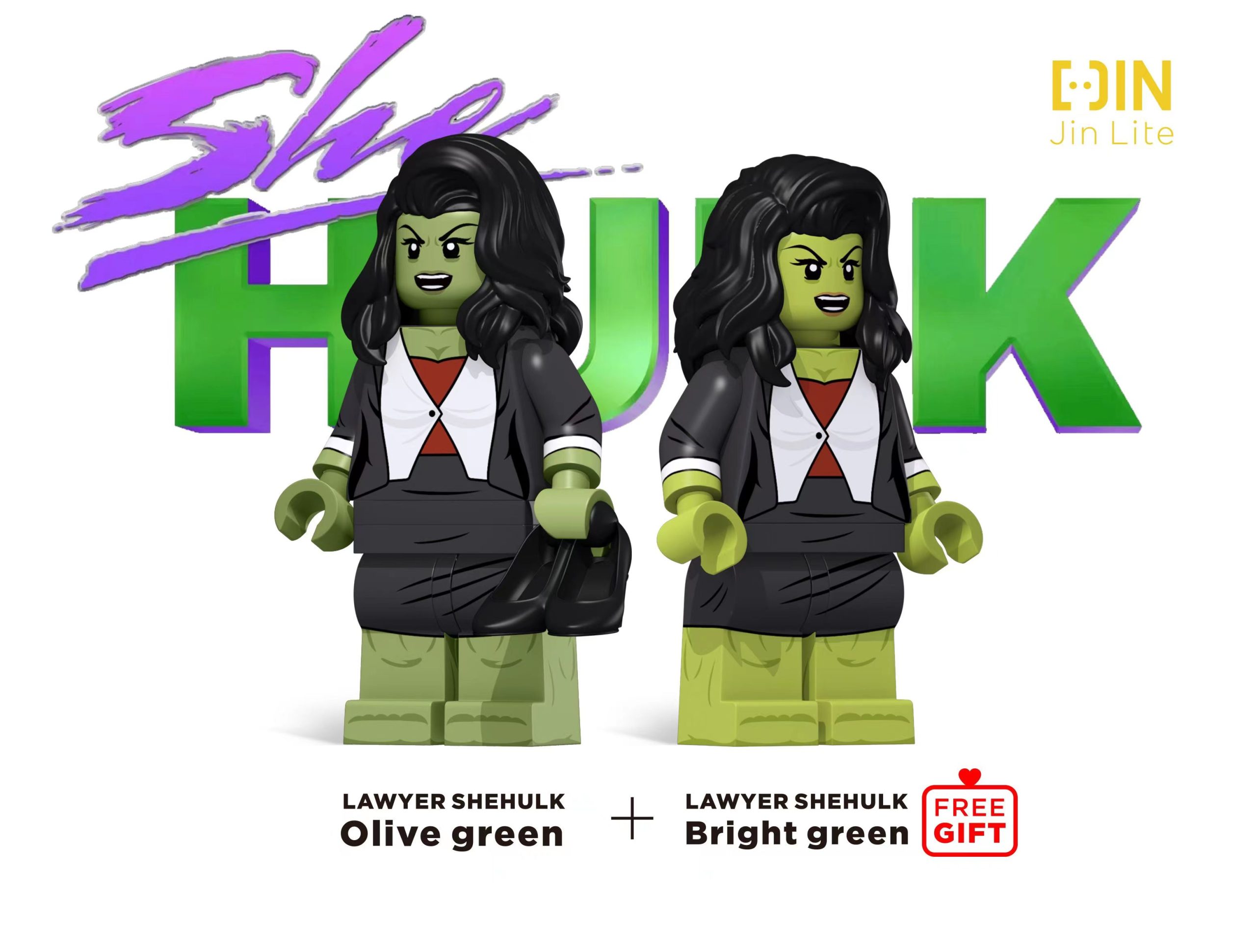 【In Stock】【Jin】She-Hulk——She-Hulk (Set of 2)
