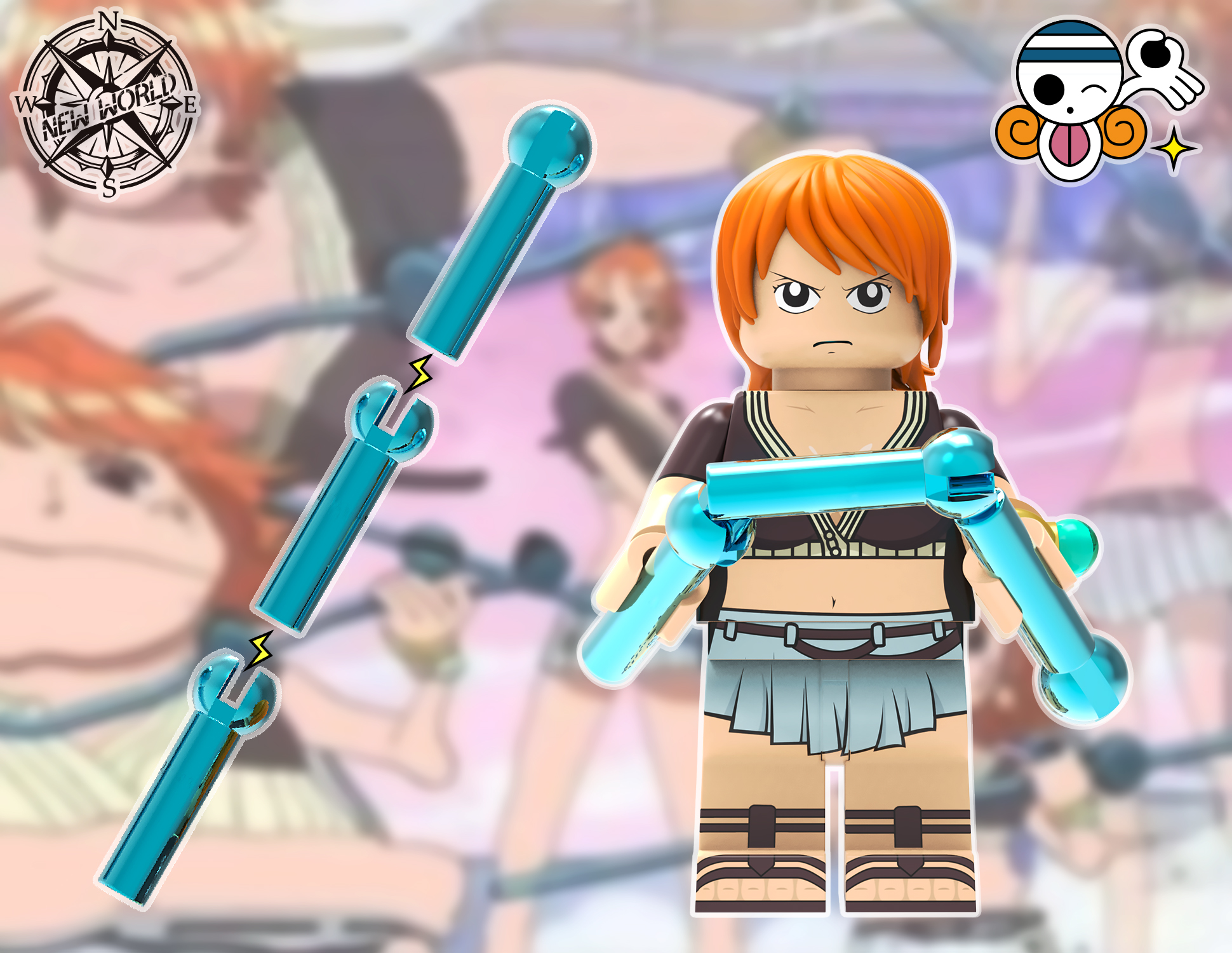 【Pre-order】【New World Brick】One Piece – Nami
