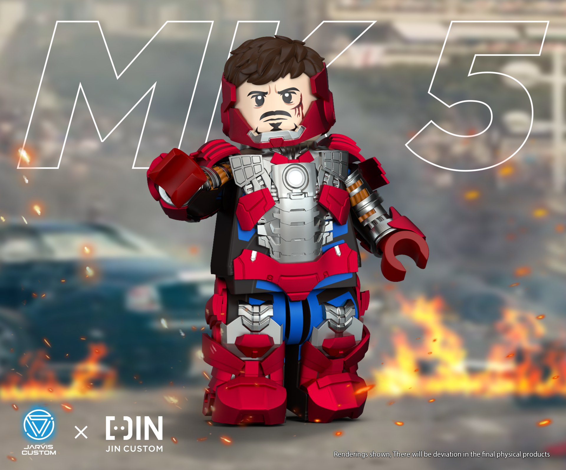 【Pre-order】【JIN】Mk5 Standard Edition Racing Costume Tony + Full Armor