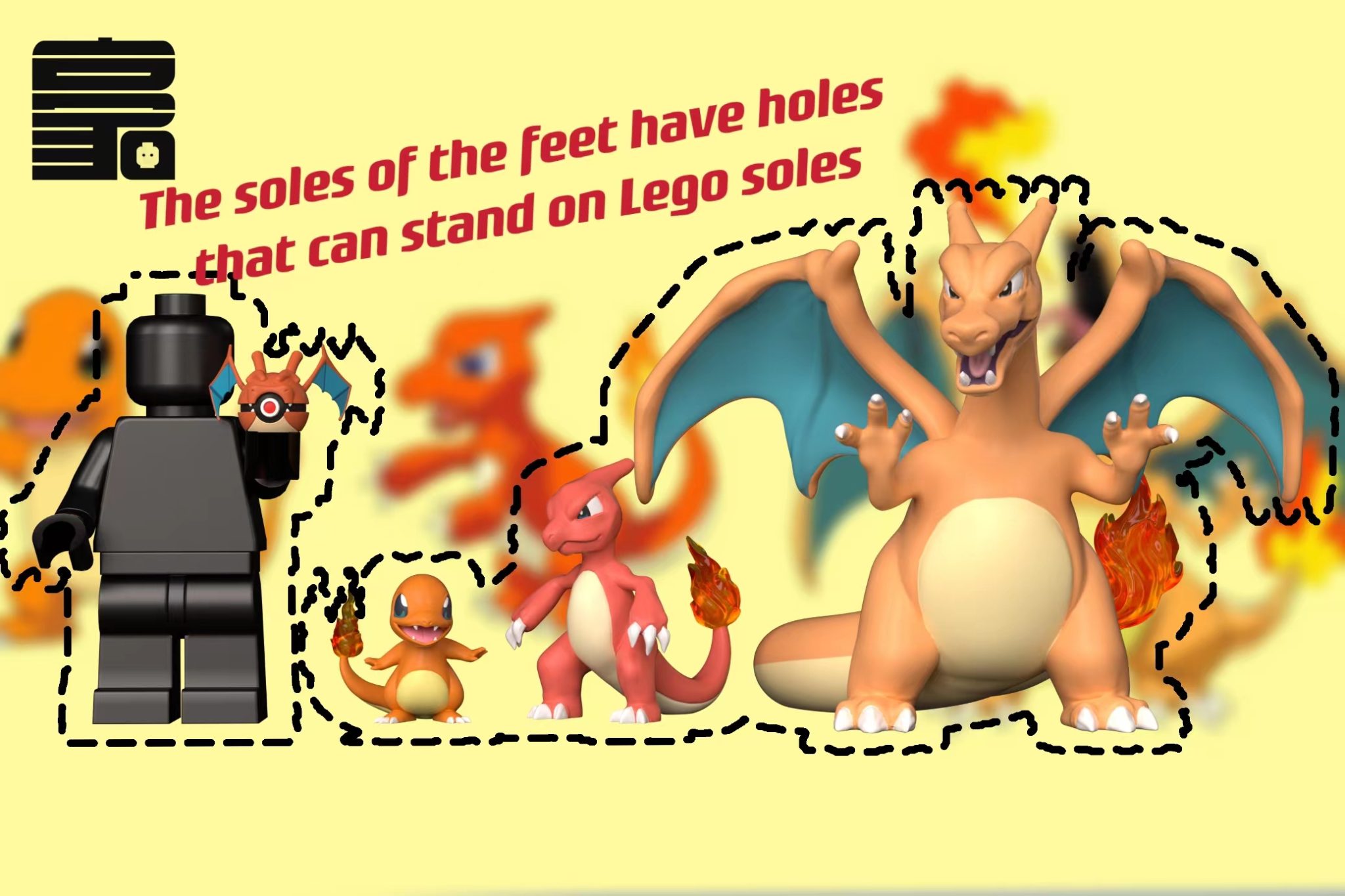 【Pre-order】【Howe brick】Pokémon—Charizard Evolution Pokédex, Charizard ...